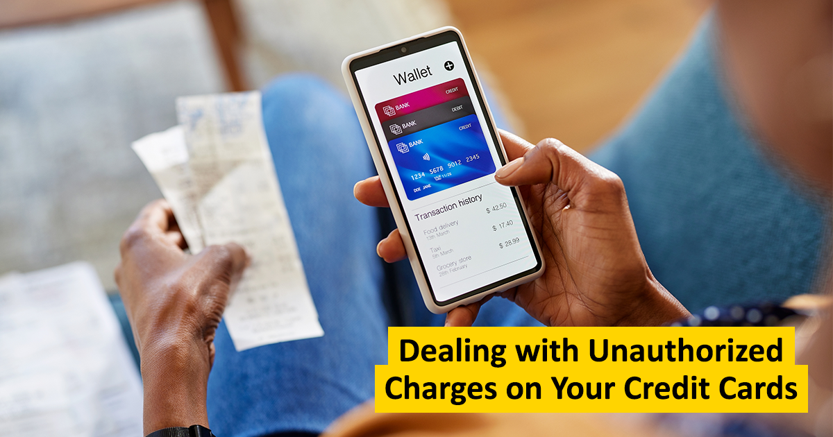 5 Tips for Dealing with Unauthorized Credit Card Charges
