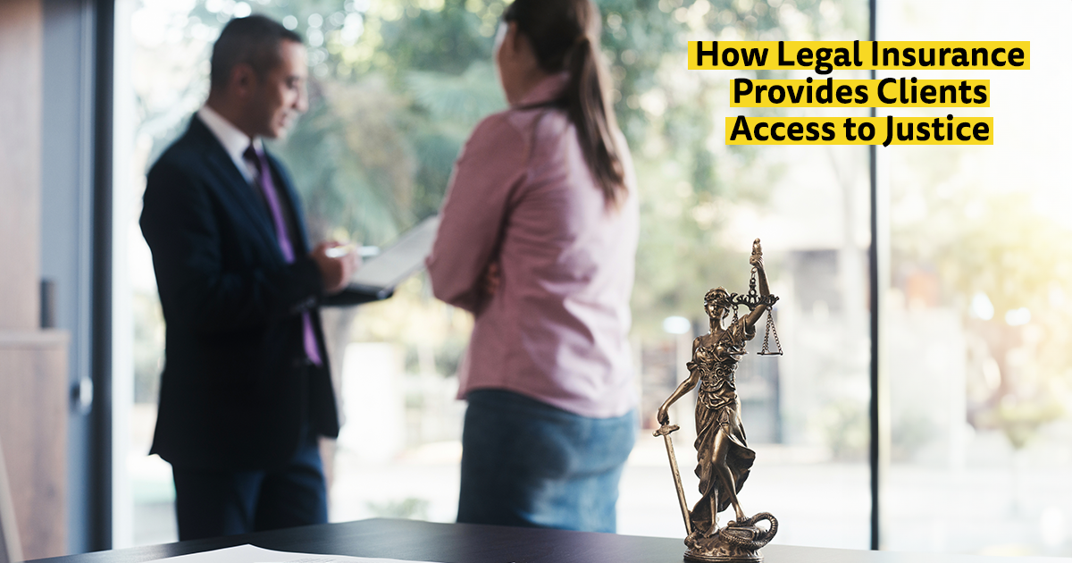 How Legal Insurance Provides Clients Access to Justice